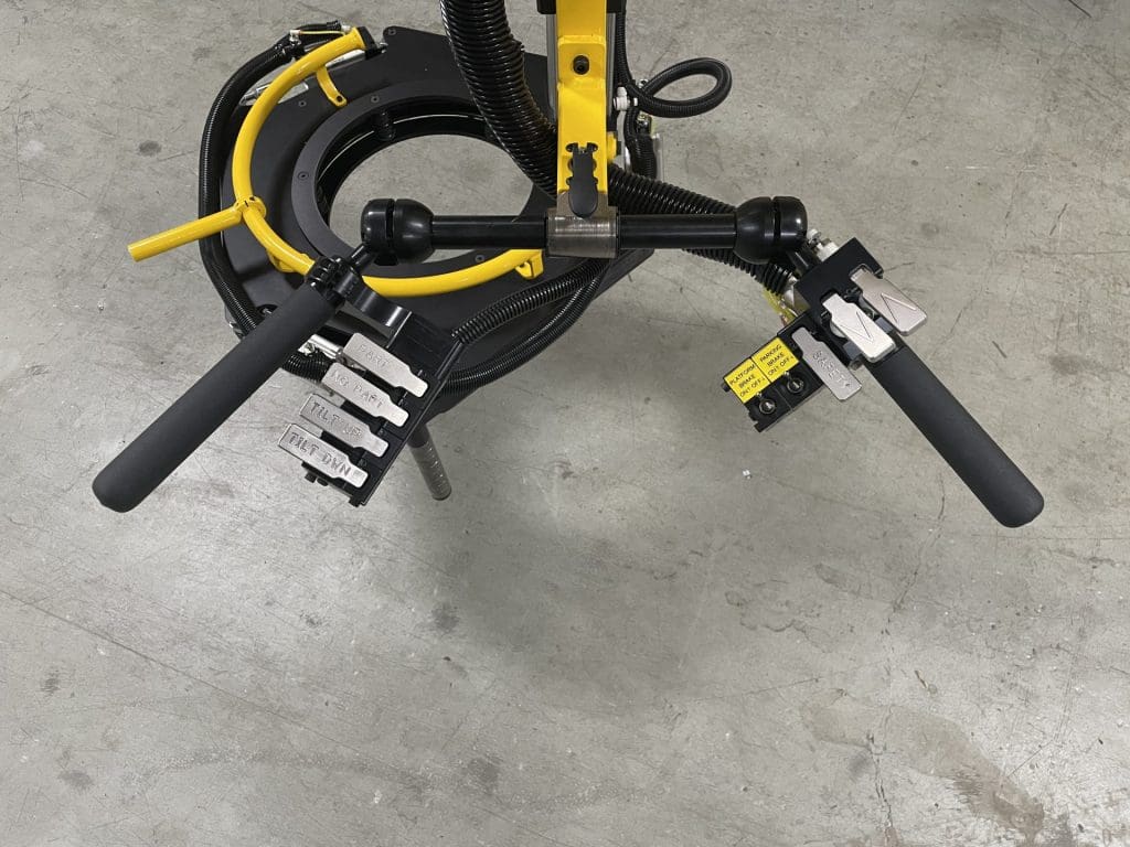 Overhead-Mounted Tire Manipulator with Powered Tilt - GCI